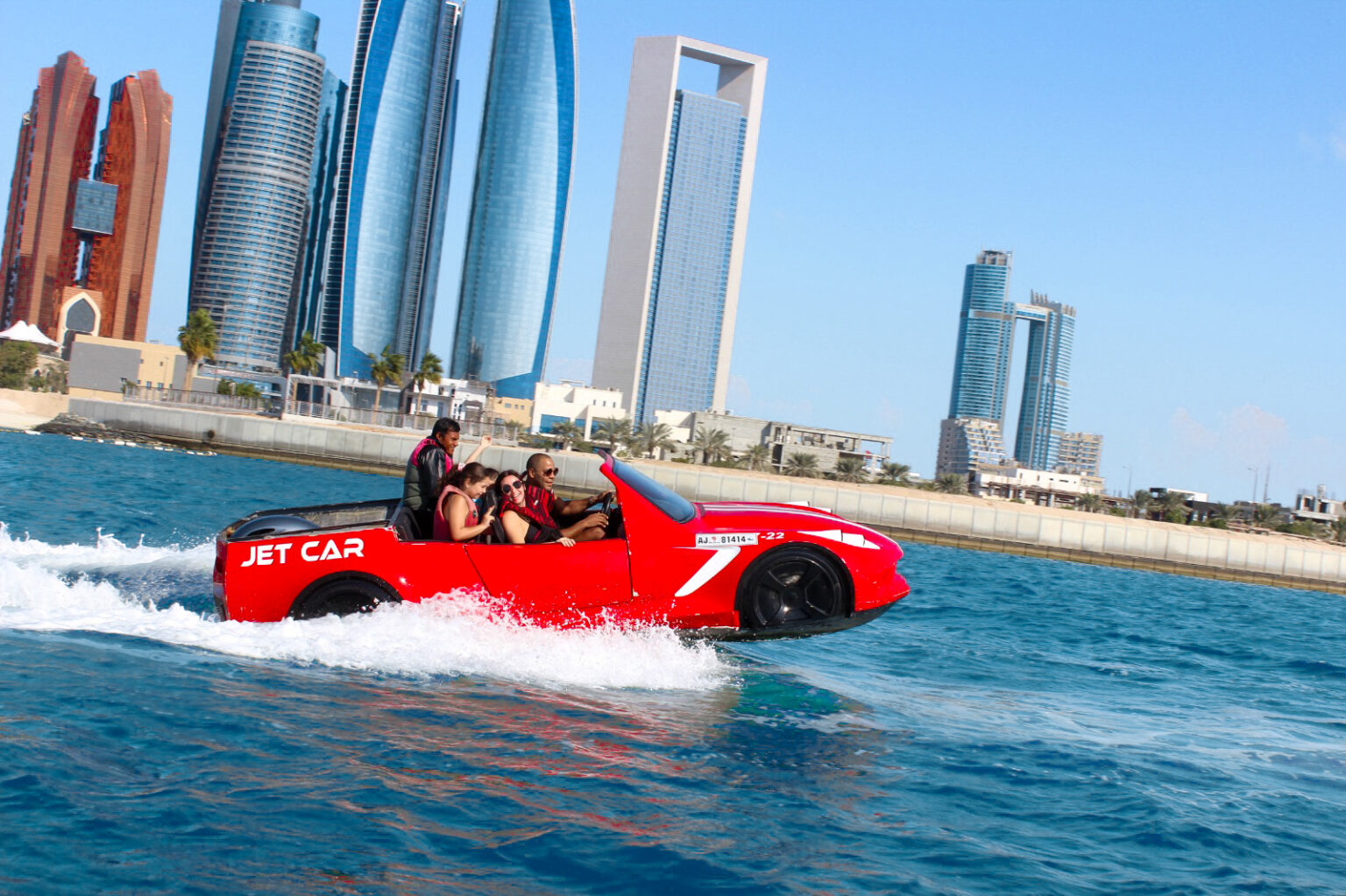 JET CAR EXPERIENCE - ABU DHABI, UAE | UAE Wave Club | Water Sports Abu ...